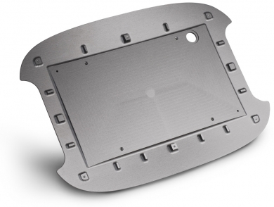 CNC Milled Front Panel with 3D Features - Presto Engineering